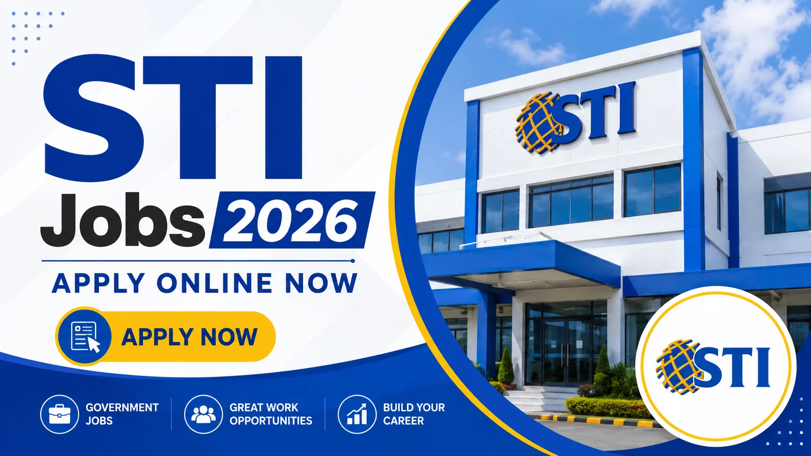 STI Jobs 2026 Apply Online Now